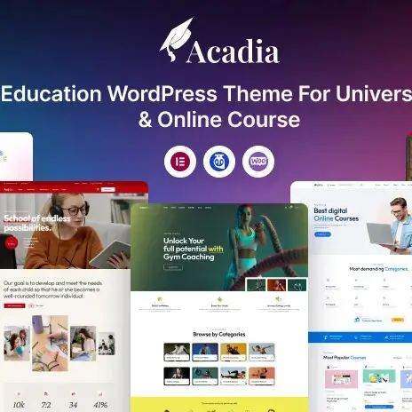 Acadia – Education Theme For University & Online Course - Kho Plugin ...